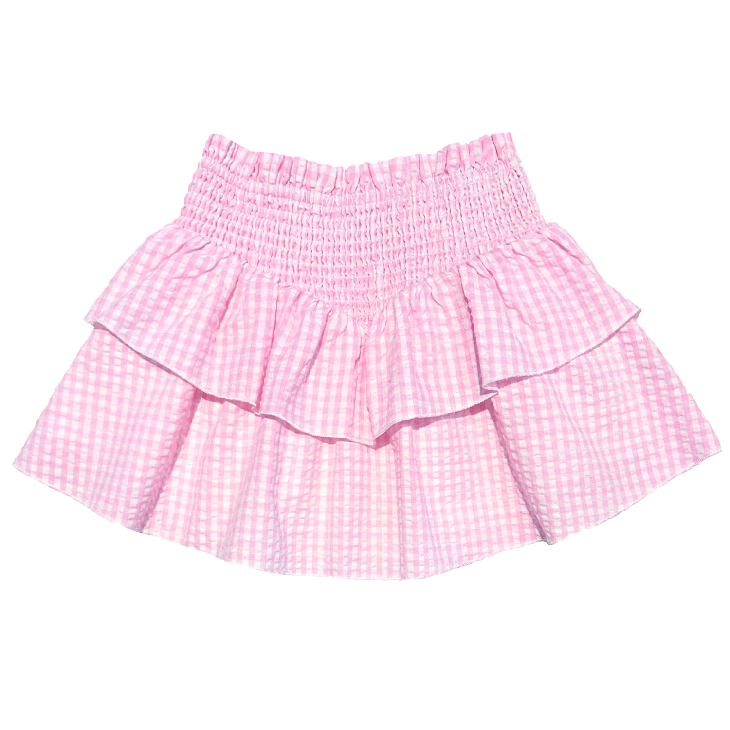 Pink Seersucker Brooke Skirt – dear hannah prep