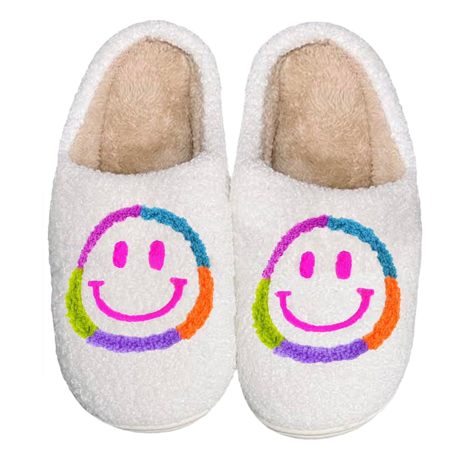 Rainbow Smiley Slippers – dear hannah prep