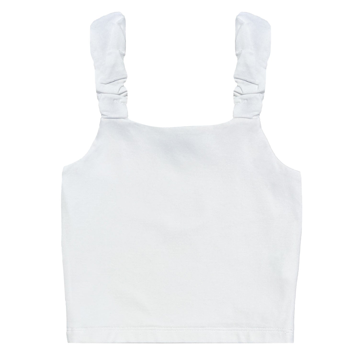 White Scrunch Tank – dear hannah prep