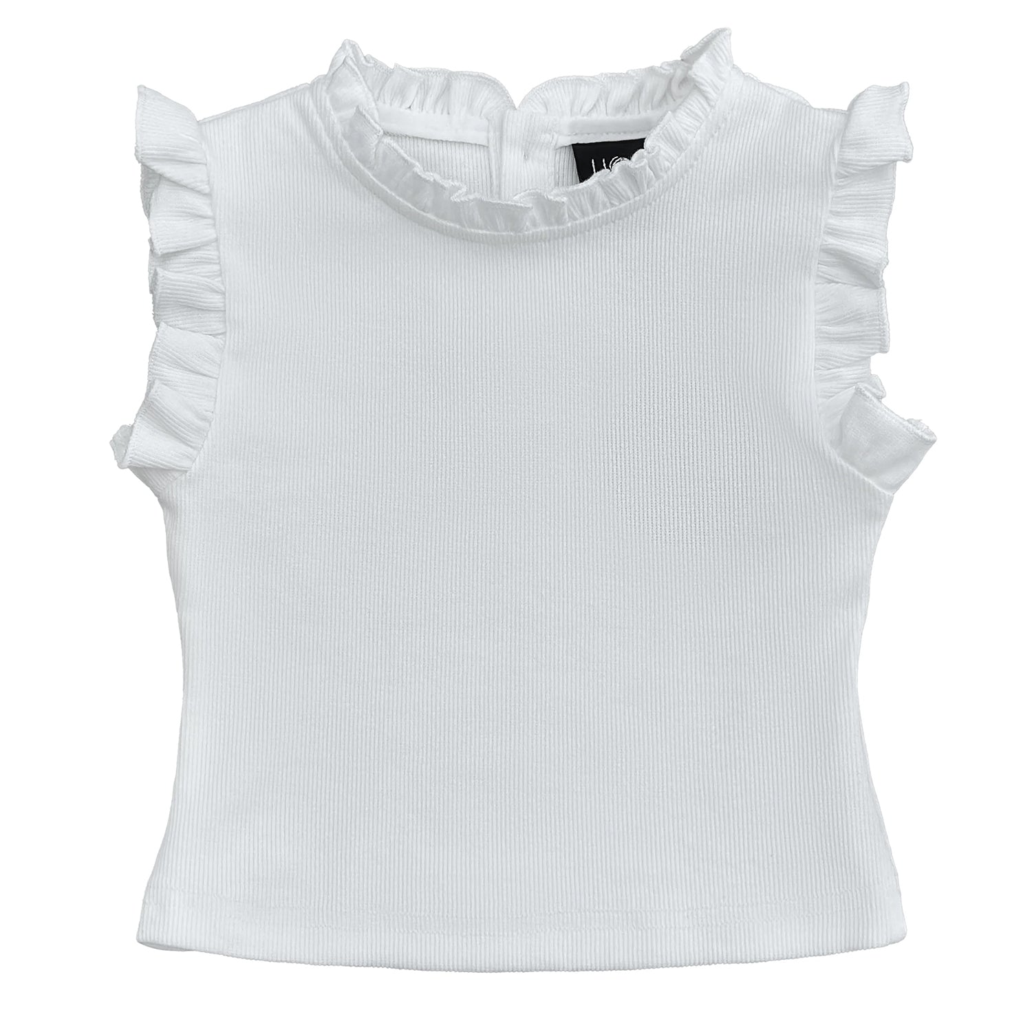 White Ruffle Tank – dear hannah prep